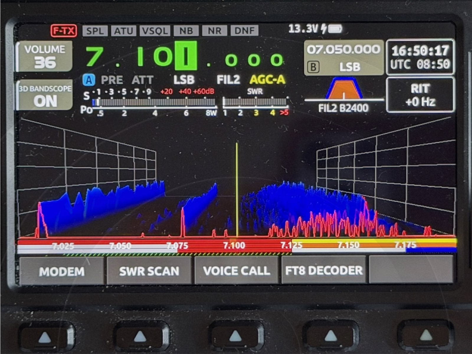 New X6200 FW with 3D Bandscope & Battery Fix - Xiegu.eu